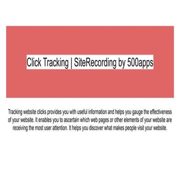 Click Tracking _ SiteRecording by 500apps.pdf