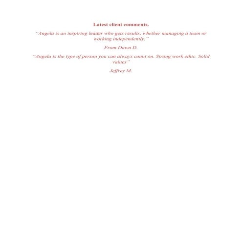 Client comments | PDF