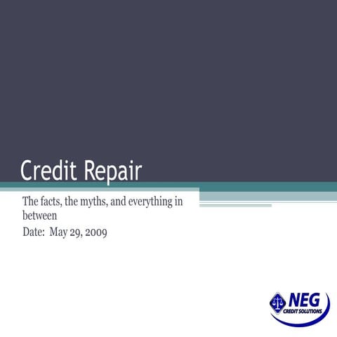 All about Credit Repair | PPT