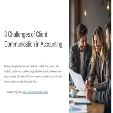 client communication in accounting - outbooks | PPT