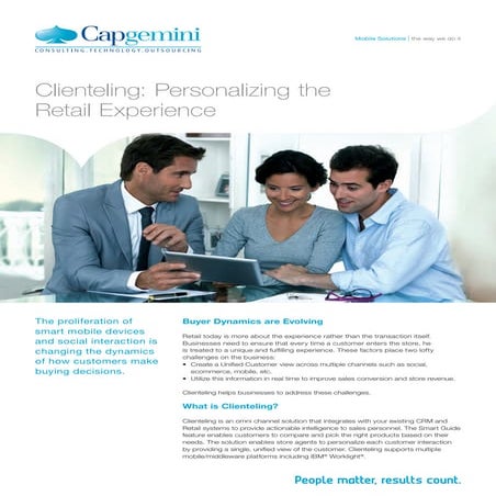 Clienteling: Personalizing the Retail Experience | PDF