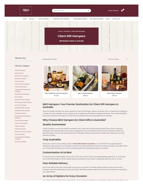 Mko Hampers presentations