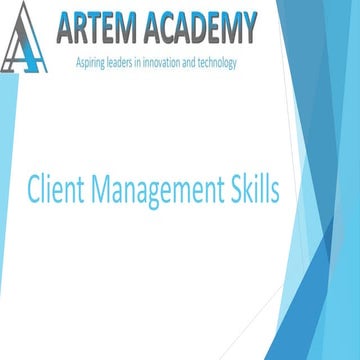 Client Management Skills.pptx for corporate world | PPTX