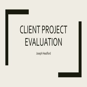Completed works presentation | PPTX
