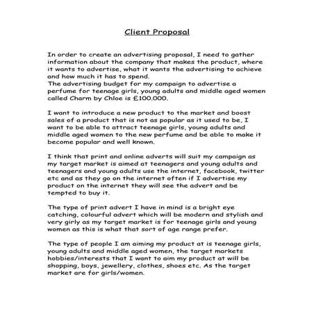 Client proposal | DOC