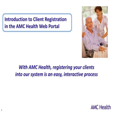 Telehealth Client Registration Module--Staff Training | PPTX