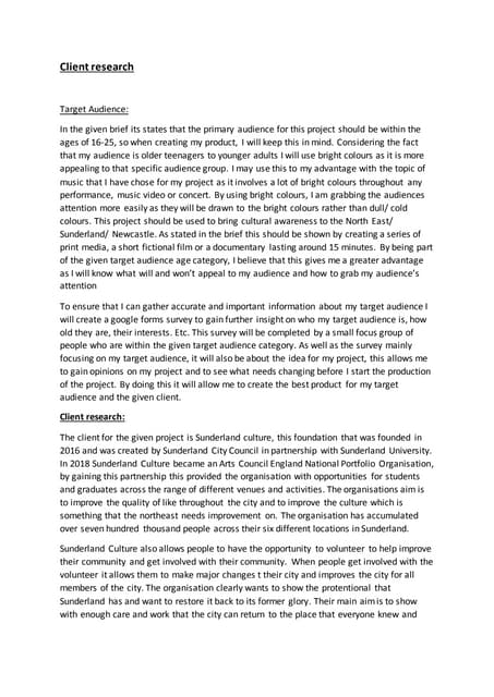 researching client.pptxffffffffffffffffffffffffff | PPT