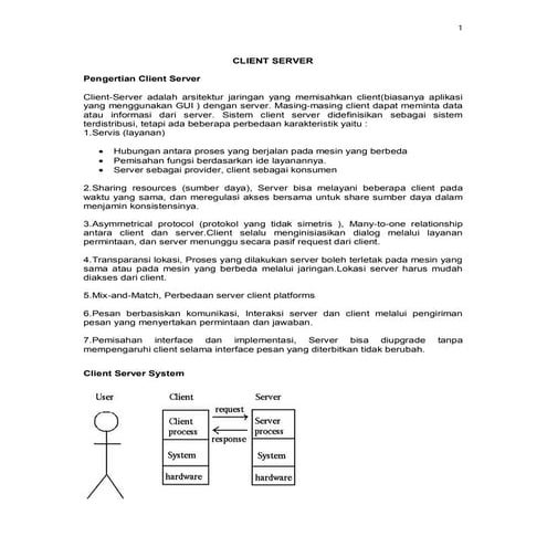 Client server | PDF