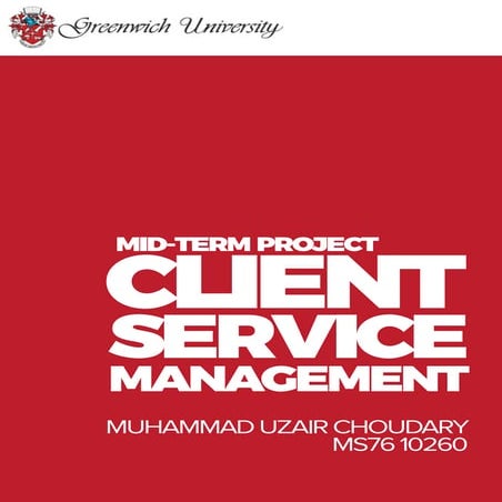 Client Service Management Functions 0001 | PDF
