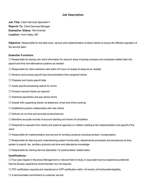 Client Services Specialist client-services-specialist