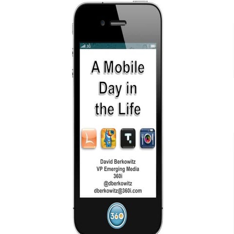 A Mobile Day in the Life - 360i Digital Marketing Summit | PPT ...