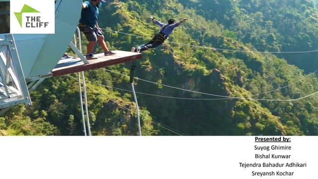 Bungee Jumping Off A Cliff
