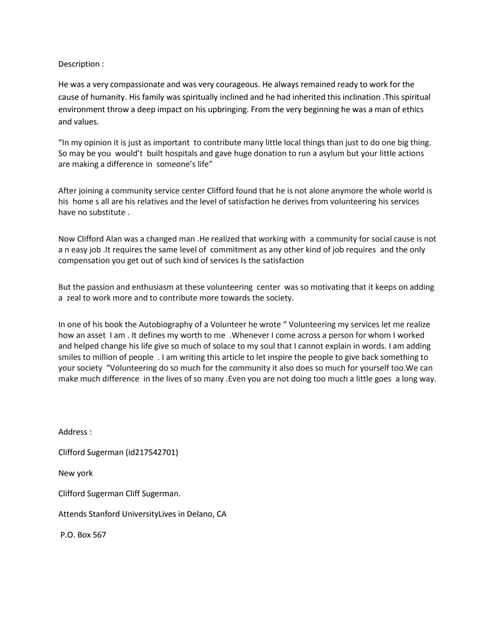 Clifford Sugerman | PPTX