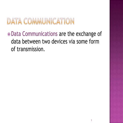 Data Communication | PPTX