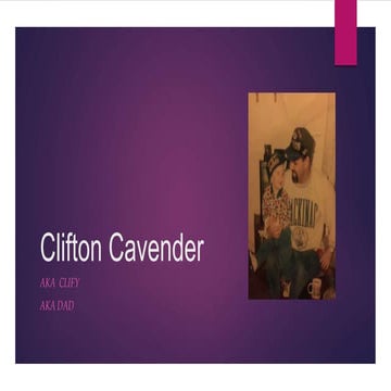 Clifton Cavender | PPT