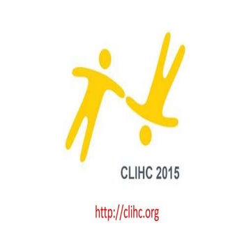 CLIHC 2015 / ISA Opening | PPTX