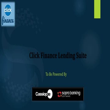 Clik finance lending suite v1.4 | PPT