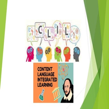 Communicative language teaching: Content Language Integrated Learning | PPT