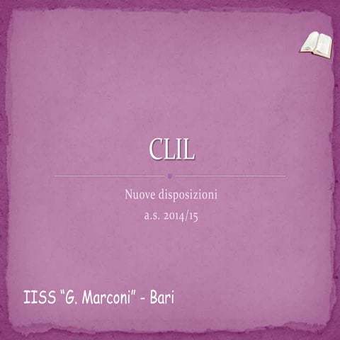 Presentazione CLIL | PPTX