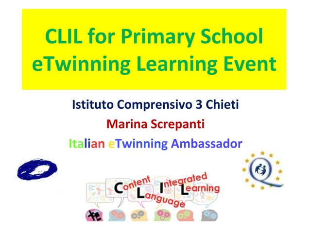 CLIL - Content and Language Integrated Learning | PPT