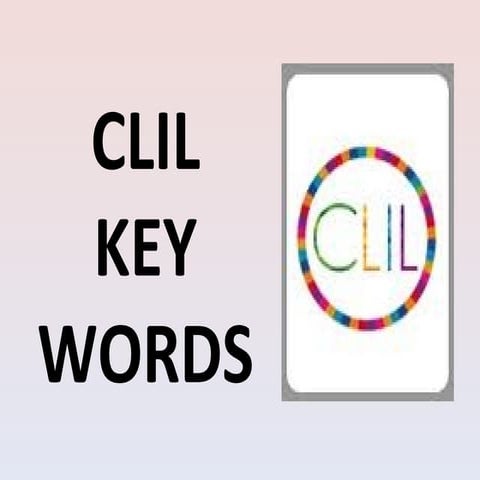 Clil key words | PPS