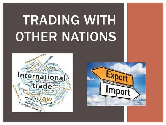 Lecture 1: Introduction to International Trade | PDF