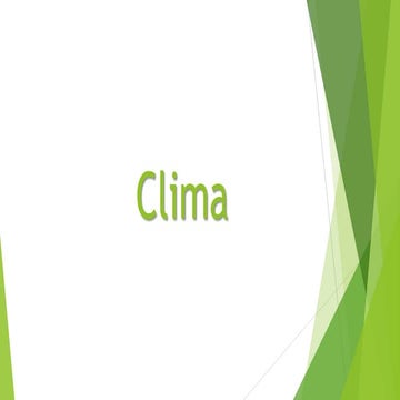 Clima | PPTX