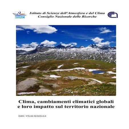 Clima, cambiamenti climatici globali e loro impatto sul territorio ...