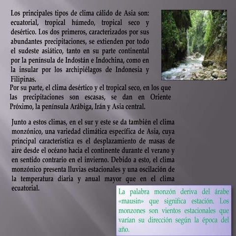 Clima cálido | PPTX