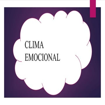 Clima emocional | PPTX