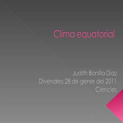 Clima equatorial[1] | PPT