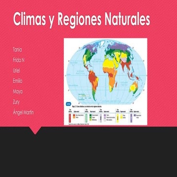 Regiones Naturales En El Mundo