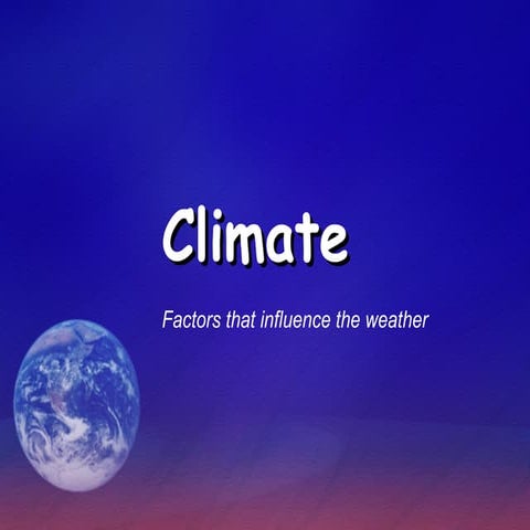 Climate | PPT