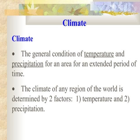 Climate | PPT