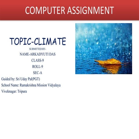 Climate | PPTX | Geography | Science