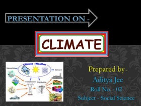 ppt on Climate for class 9 | PPT