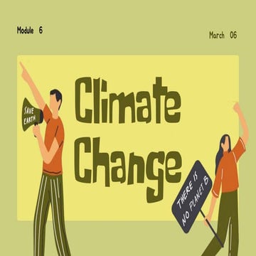 Climate change, learn about how greenhouse gases affect climate | PPTX