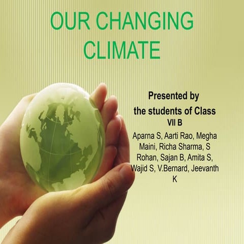 Climate quest-presentation-on-climate-change | PPT