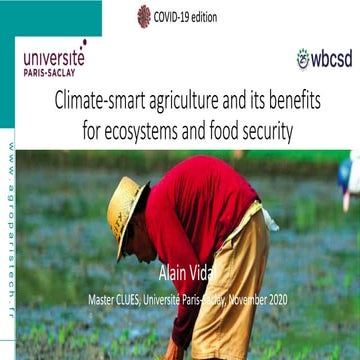 Climate smart agriculture and its benefits for ecosystems and food ...