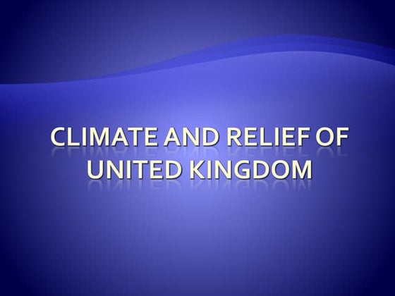 The British Climate | PPT