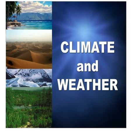 CLIMATE And WEATHER | PDF