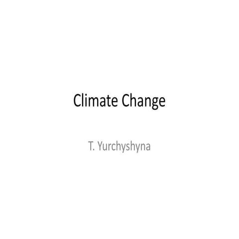 8. Climate Change: Climate science as methods and tools | PPTX