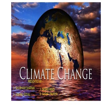 Climate change | PPTX