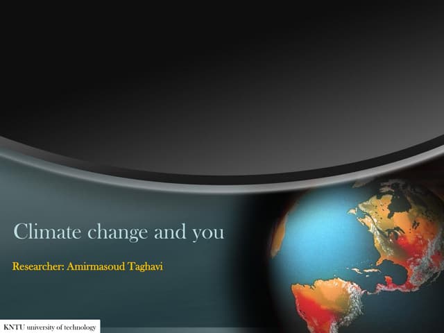 Climate change powerpoint | PPT
