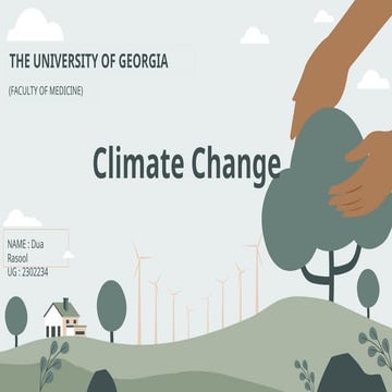 Climate Change for research skills powepoint | PPTX