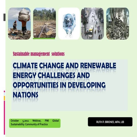 Climate change and renewable energy oct6 | PDF