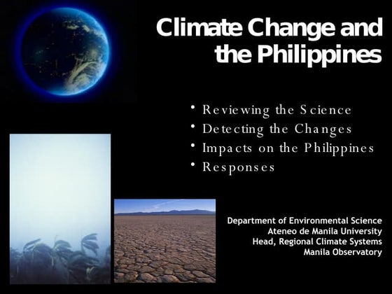 Philippine climate change | PPT