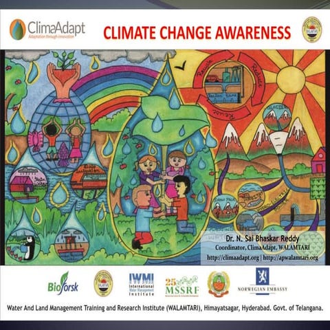 Climate change awareness to communities | PPTX