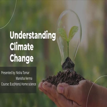 Climate change, causes, effects and solutions. | PPTX