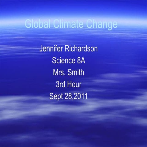 Climate changeoutline | PPT